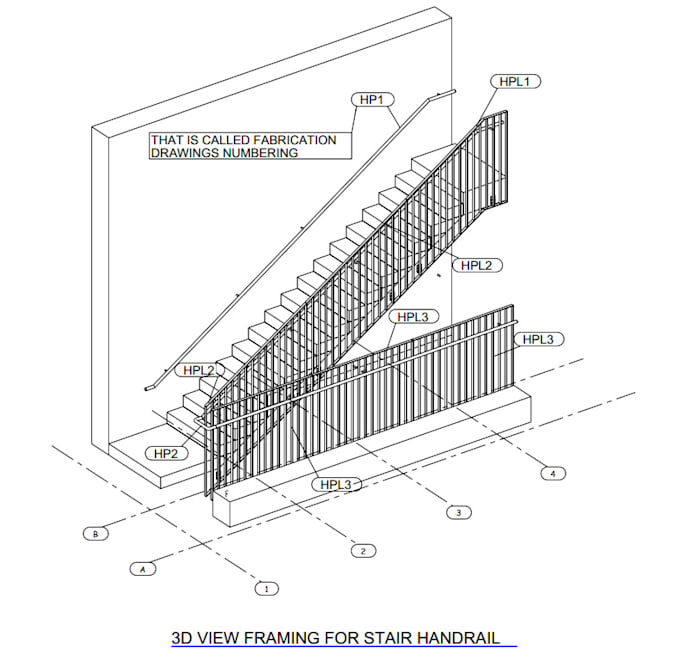 Design your home steel stair with fabrication drawings by Engrshahid66 ...