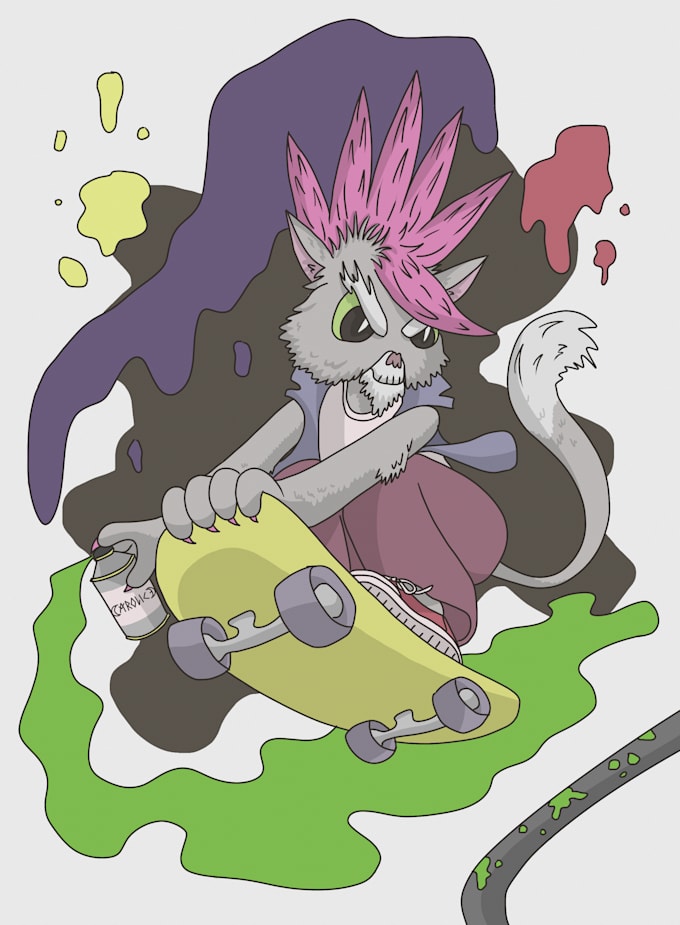 Illustrate characters in cartoon freestyle by Carolicearts | Fiverr