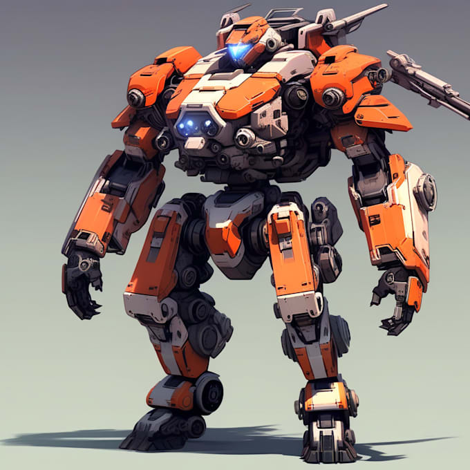 Create mech concept art for you by Klooksemee | Fiverr