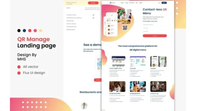Develop modern and responsive html landing page by Haroondvpexpert | Fiverr