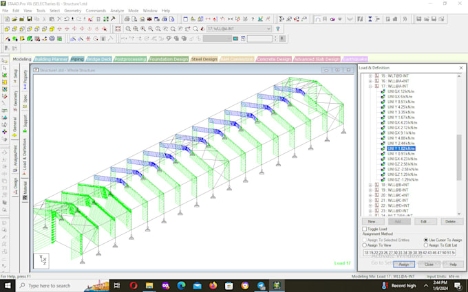 Design your steel structure and connections on staad pro by Safatali666 ...