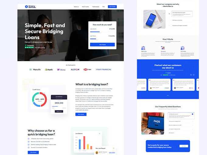 Do website ui ux design, figma design, figma website design figma design website by Hamy_james ...
