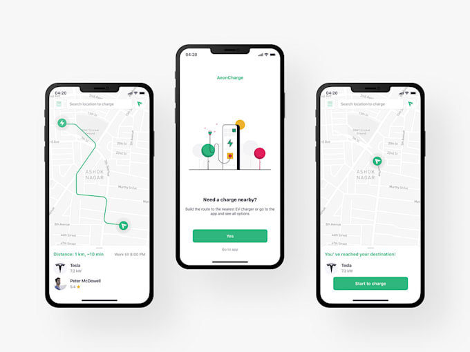 Build ev charging app, tracking app, finder app, electric vehicle ...