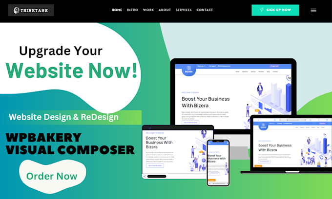 Use wpbakery visual composer to create your wordpress website by Mitywordpress | Fiverr