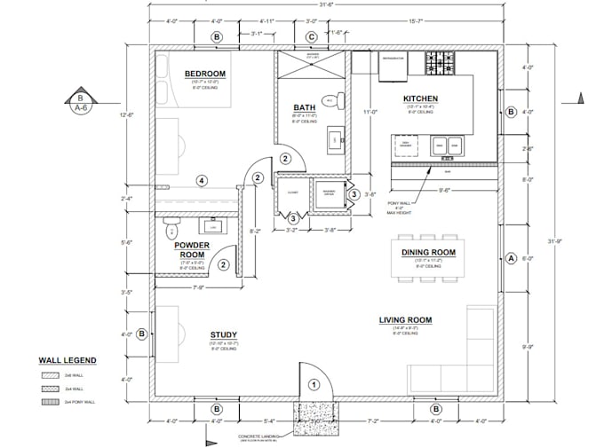Craft floor plan with source file, and pertinent designs by Archi ...