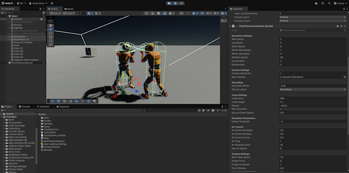 Create an advanced character controller system in unity by Dizo_unity | Fiverr