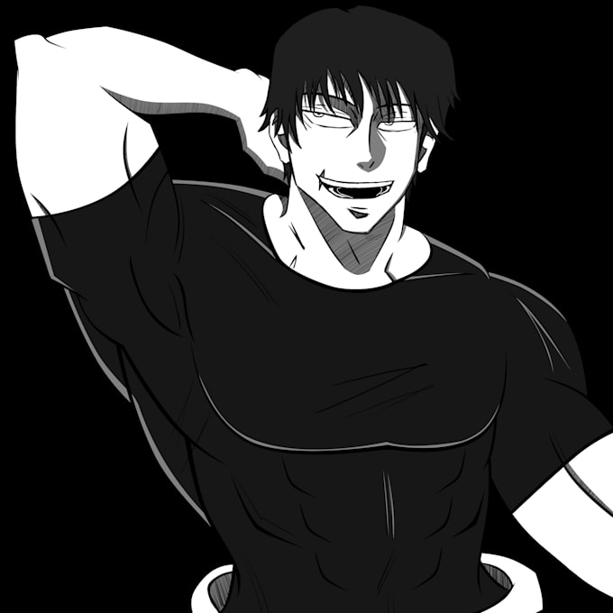 Create illustrations of existing anime characters by Johnp_vincent | Fiverr