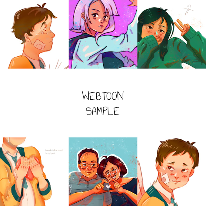 Draw portraits with 3 different style options by Noriarts | Fiverr