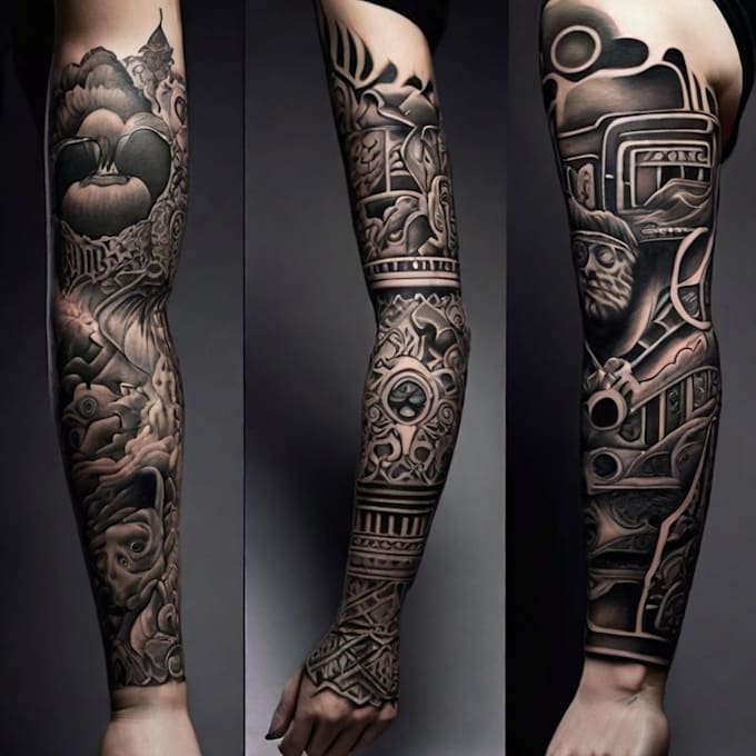 Create custom unique quality tattoo design by Wicaiai | Fiverr