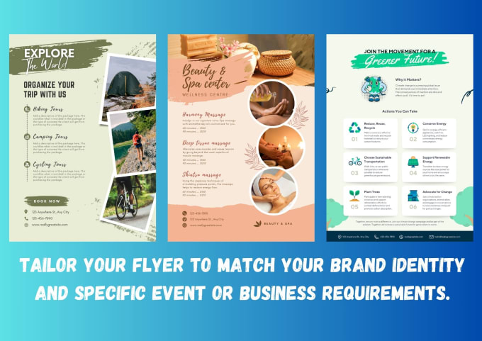 Designing impactful flyers for every occasion by Naveen_z | Fiverr