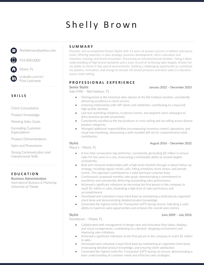 Compose a tailored resume to showcase your unique strengths and ...