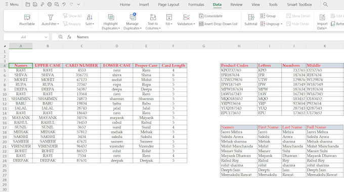 Do excel sheet cleaning or arrange your excel data in manner by Shahan ...