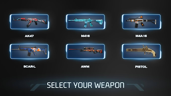 Do 2d game ui design for you by Rajgondaliya425 | Fiverr