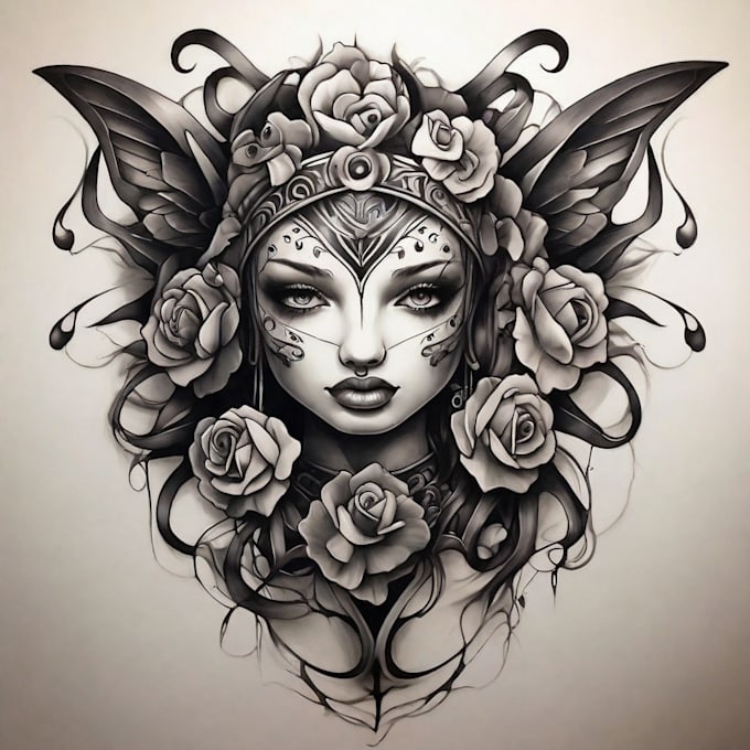 Create an original tattoo design by Halflingd | Fiverr