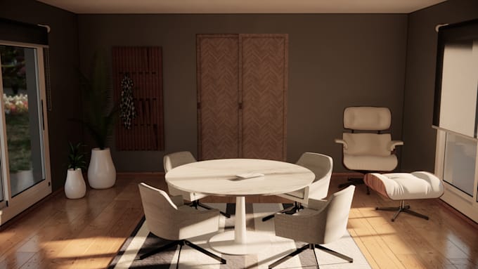 Do realistic interior rendering by Lymrender | Fiverr