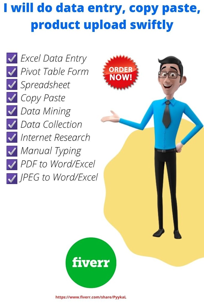 3 hour data entry, database, wordpress by Ranamudaser | Fiverr