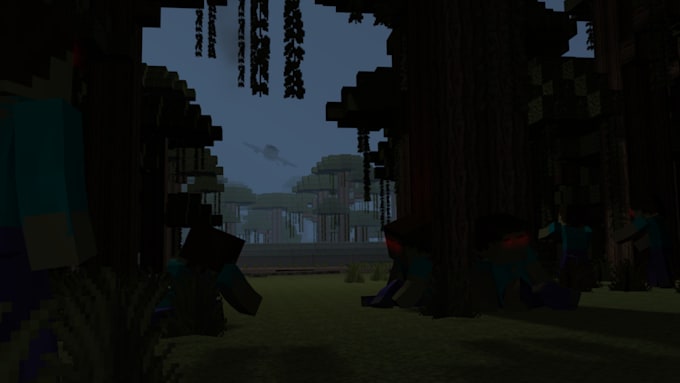 Render a detailed minecraft scene or animation by Tigerstudos | Fiverr