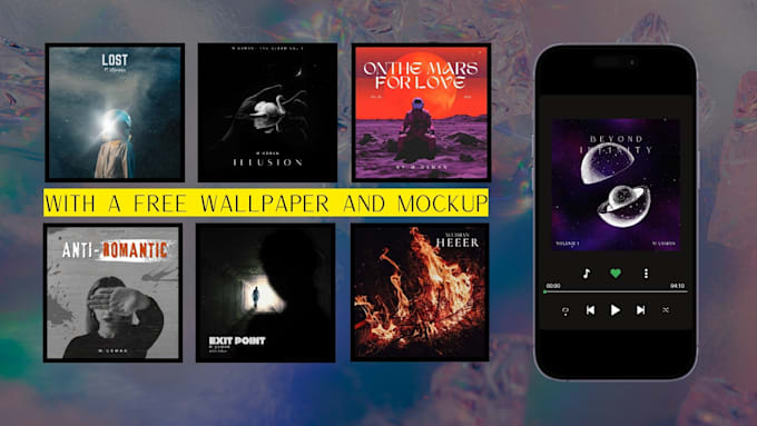 Create awesome music album cover art single cover art or song cover art ...