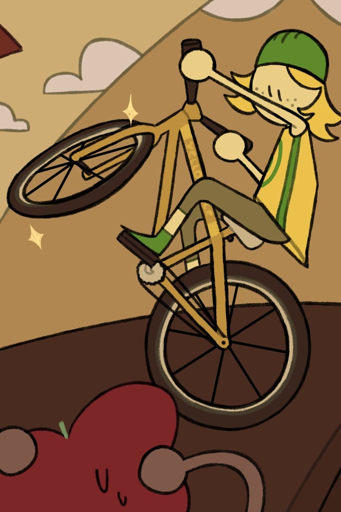 Do a silly doodle of you in this style by Skate_louis | Fiverr