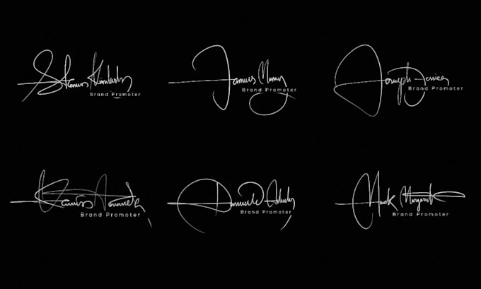 Create signature and handrawn logo by Ingenious_ahad | Fiverr