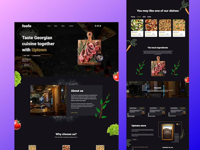 Design amazing ui ux design using figma by Bill_0249 | Fiverr