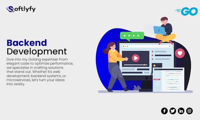 Develop the backend api or server using golang by Softlyfy | Fiverr