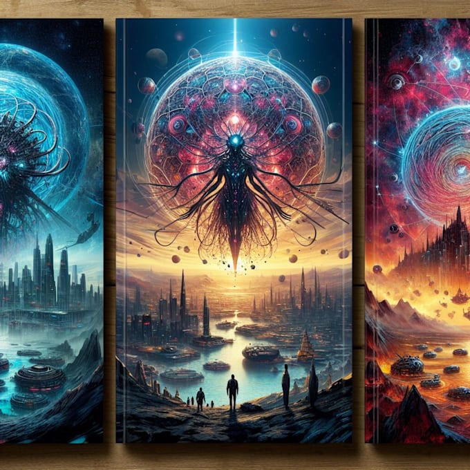 Design book covers for fantasy, sci fi, non fiction, horror by Kameoses ...