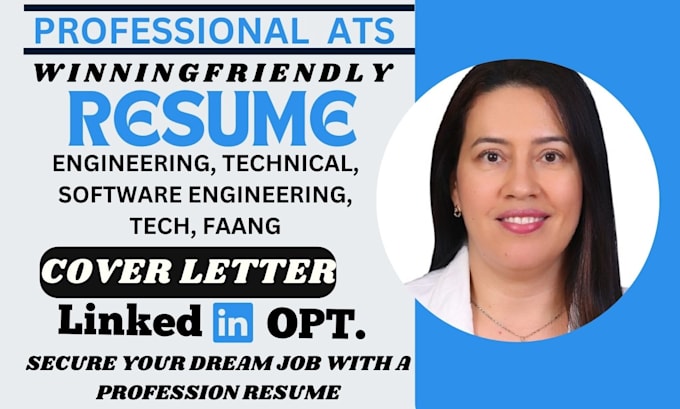 Craft a professional engineering tech software engineer technical faang resume by Opeolohun | Fiverr