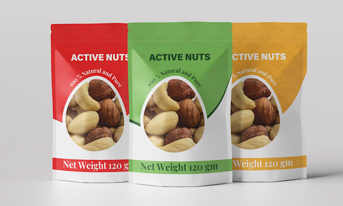 Do creative pouch design, label design and packaging design by Artblend ...