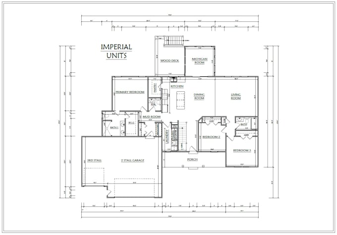 Be your architect, draftsman for house plans, 2d floor plan blueprints ...