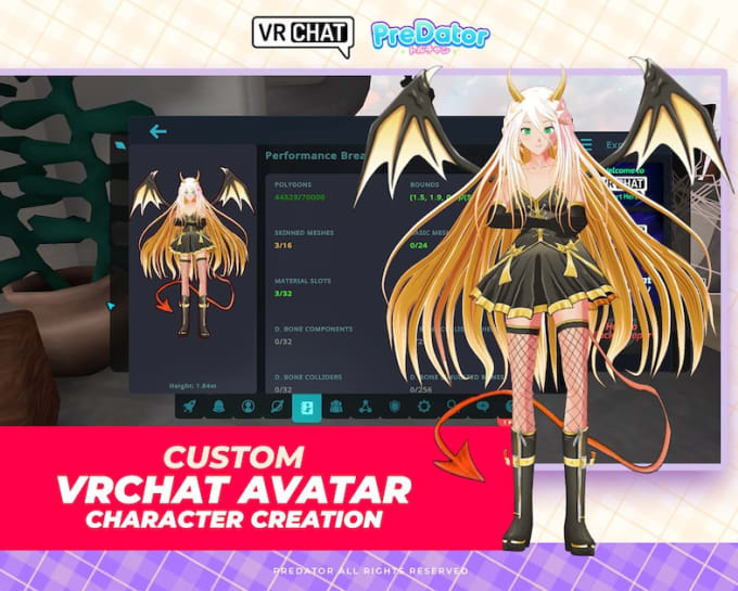 Create 3d Vtuber Model Vrchat Avatar Vr Character Furry Avatar Nsfw