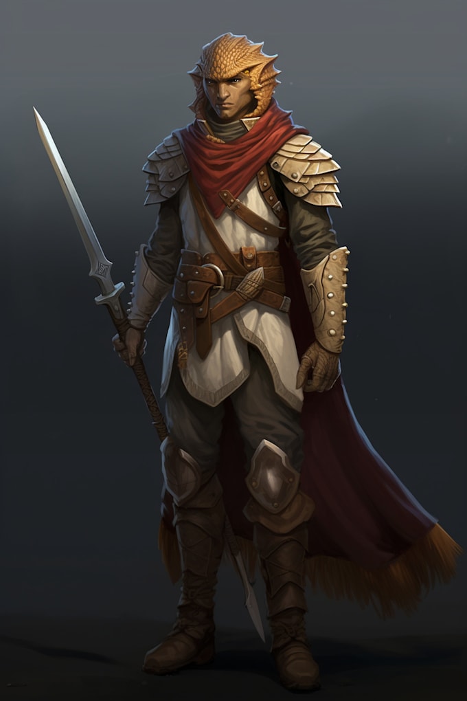 Draw your dnd character art by Barraweocs | Fiverr