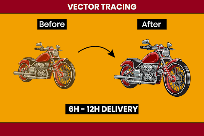 Vectorize image redraw logo manual vector tracing convert raster to vector