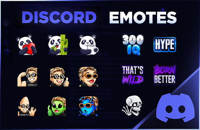 Create discord role icons, badges, emotes by Cstarkana | Fiverr