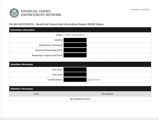 Efile boi fincen report for your llc by Digisweep | Fiverr