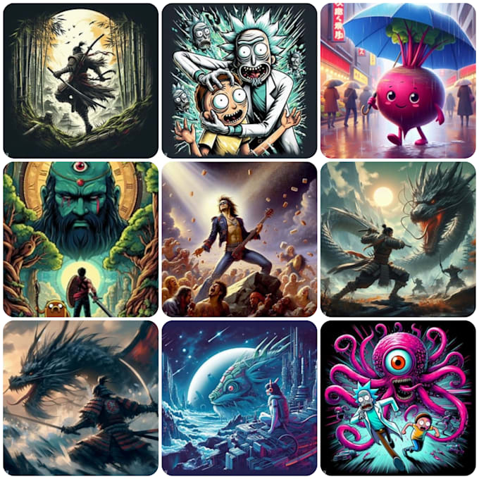 Create awesome artwork of absolutely anything by Lupinart | Fiverr