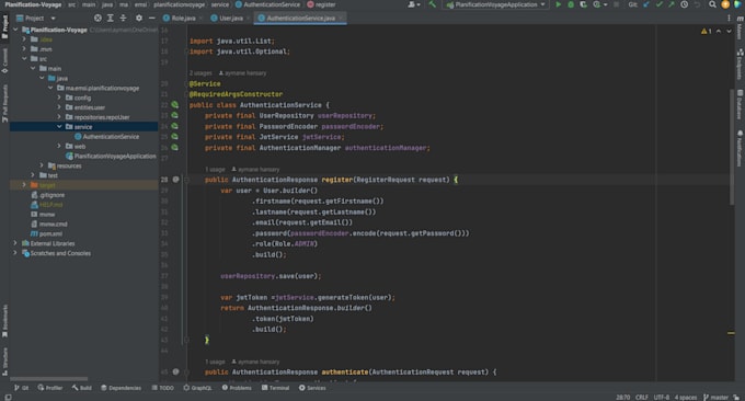 Do java, spring boot, jpa, spring jdbc and rest projects by Aymanehansary | Fiverr