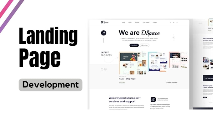Develop responsive website using react javascript html css by Dnashish ...