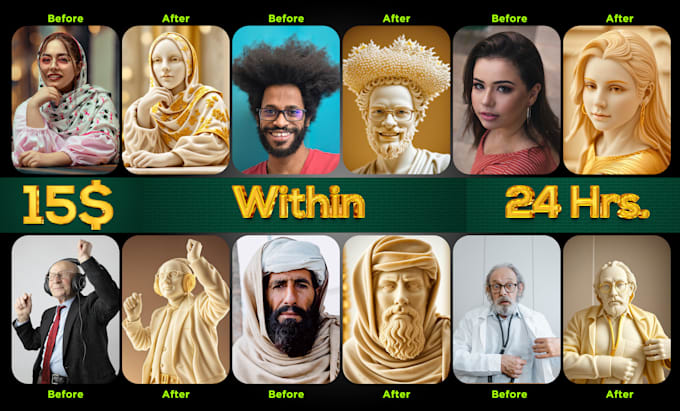 Draw your amazing avatar portrait in my style in 24 hours by ...