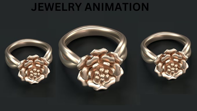 Design and model your 3d jewelry animation by Hudsonmic | Fiverr