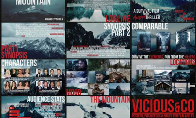 Design film pitch deck screenplay lookbook tv shows pitch deck by ...