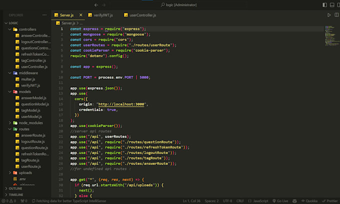Build a rest api with nodejs, express, and mongodb by Devproplus | Fiverr