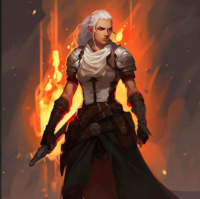 Draw illustrate dnd character art and dnd character art by Hywuhynhim ...