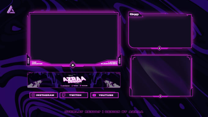 Design twitch overlay stream package by Azraaa18 | Fiverr Design twitch overlay stream package by Azraaa18 | Fiverr
