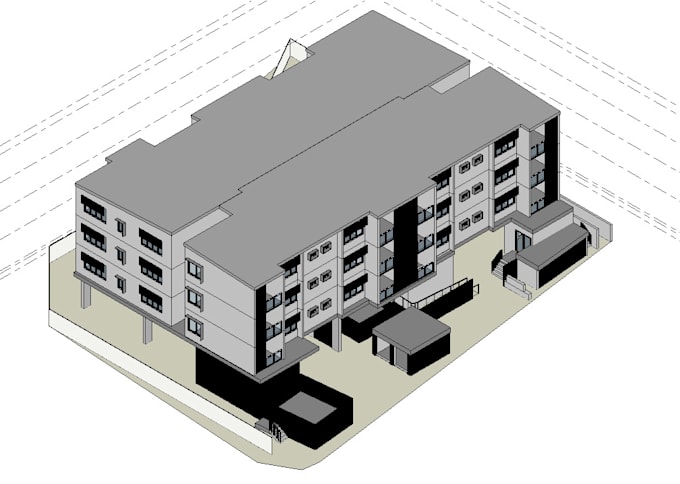 Revit model building complex from pdf by Sonvu96 | Fiverr