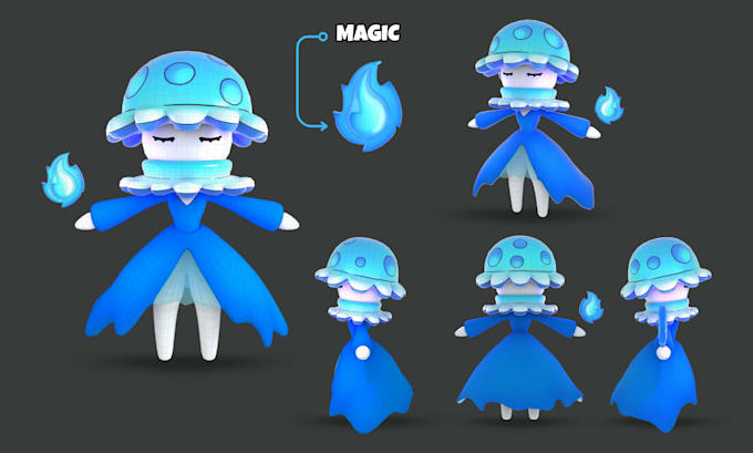 Create your 3d fakemon or pokemon design by Kevendiaz | Fiverr