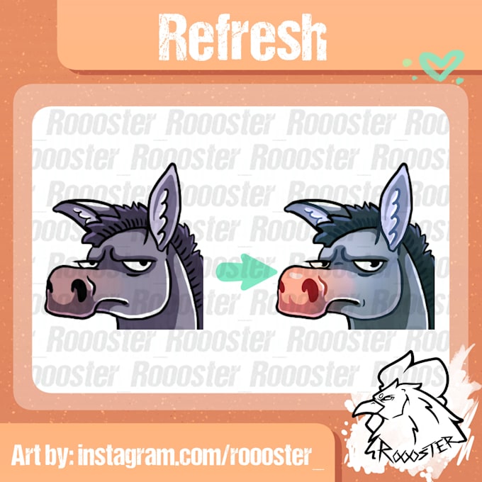 Refresh your old emotes and badges by Roooster_ | Fiverr