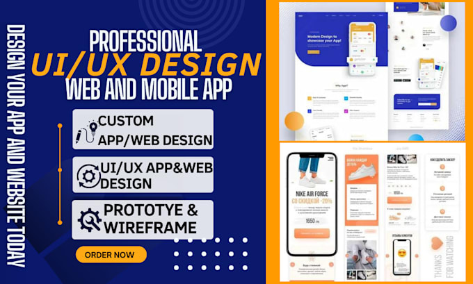 Do ui ux design appdesign mobile app design figma ui design mobile appui ui ux by Appdesigner106 ...