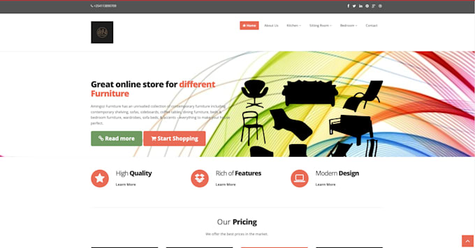 Create responsive website , redesign or manage by Denis_amingoz | Fiverr
