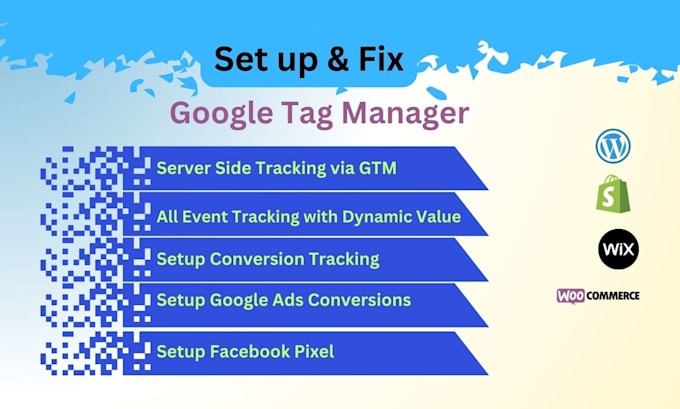 Setup gtm conversion tracking google tag manager server side tracking by Shihabahamednr | Fiverr
